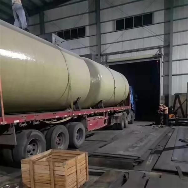 Quality Harmless Treatment Water FRP Horizontal Tank Durable Easy Installation for sale