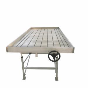 Quality Heavy Duty 70-300kg Greenhouse Rolling Benches 5*8ft Ebb And Flow Rolling for sale