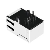 Quality LPJ6049CNL 1x1 Port 100 Base -T Magnetics POE RJ45 Connector for sale