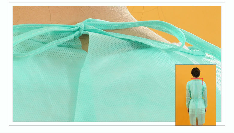Cheap OEM Manufacturer Disposable Yellow Isolation Gowns