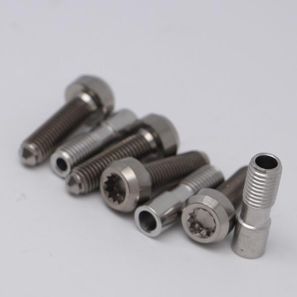 Quality Aeronautical CNC Titanium Parts M2 M4 M6 CNC Machining Bolts for sale