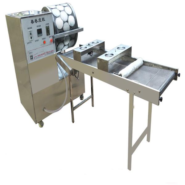 Quality Lumpia Wrapper Commercial 800pcs/H Samosa Sheet Making Machine for sale