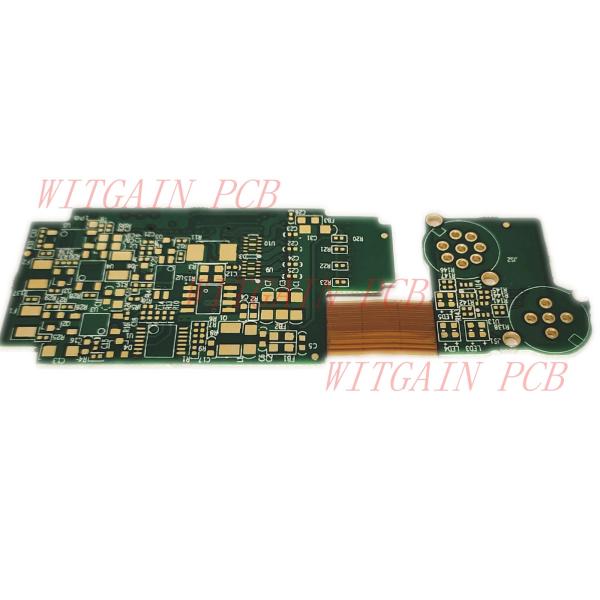 Quality ENIG 4 Layer 1OZ Copper 1.6MM Rigid Flex PCB Board for sale