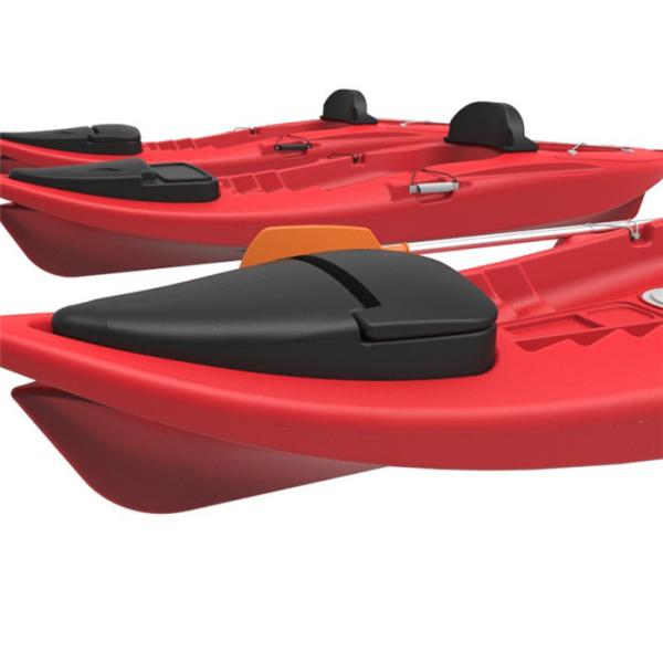 Quality 3.8 Meters LLDPE Roto Molded Plastic Kayak With Double Wall Cover for sale