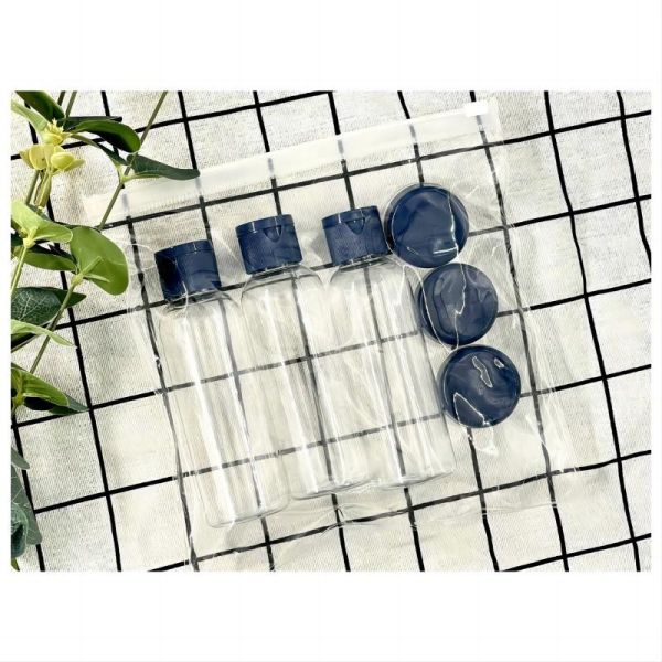 Quality Customized Colors Refillable PET Bottles and Cream Jars for Travel Size Personal Care for sale