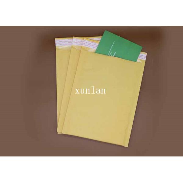 Quality Yellow Matte Shipping Bubble Mailers Plastic Waterproof For Garment for sale