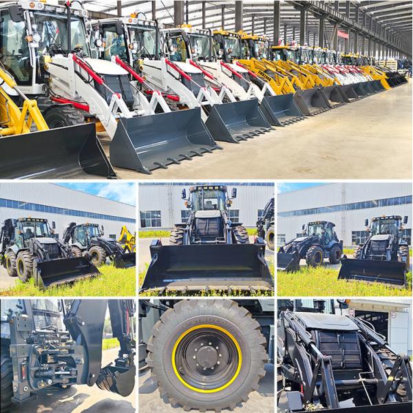 Quality Factory Price Front End Loader 4x4 Backhoe Loader Land Leveling Small Wheel for sale