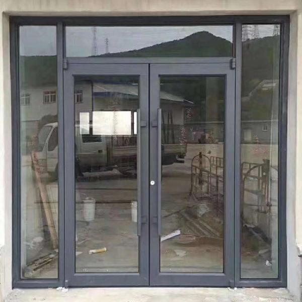 Quality Thermal Break Aluminum French Style Casement Door With Triplex Glass Upgrade for sale
