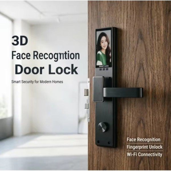 Quality Waterproof Smart Lock Real Time Video 3d Face Recognition Smart Fingerprint Lock for sale