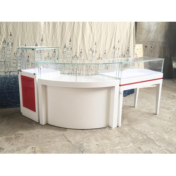 Quality Fashion Design Jewelry Store Showcases With Lock / Spotlight / Hardware for sale