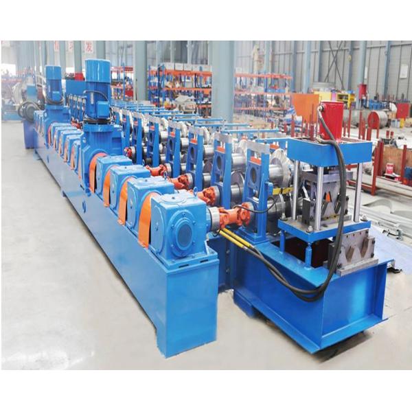 Quality PLC Highway Guardrail Forming Machine 80mm Roller Diameter for sale
