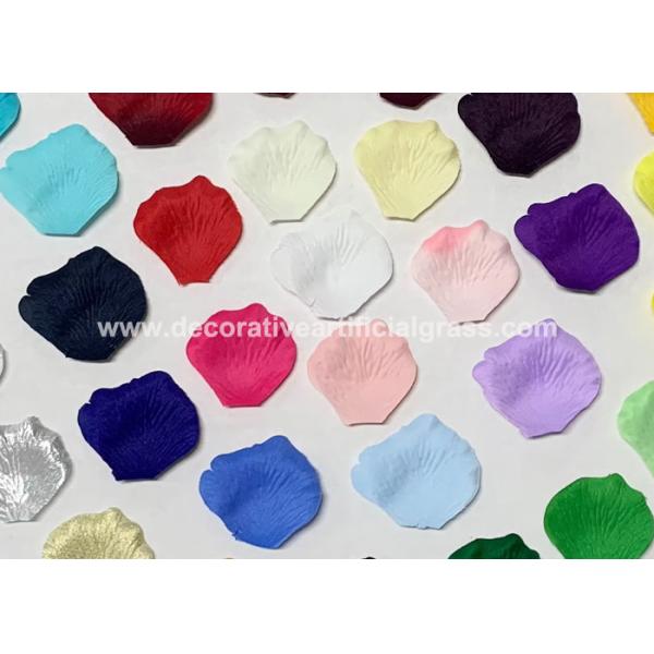 Quality Non-Woven Fabric Fake Artificial Flower Petals No Deformation for sale