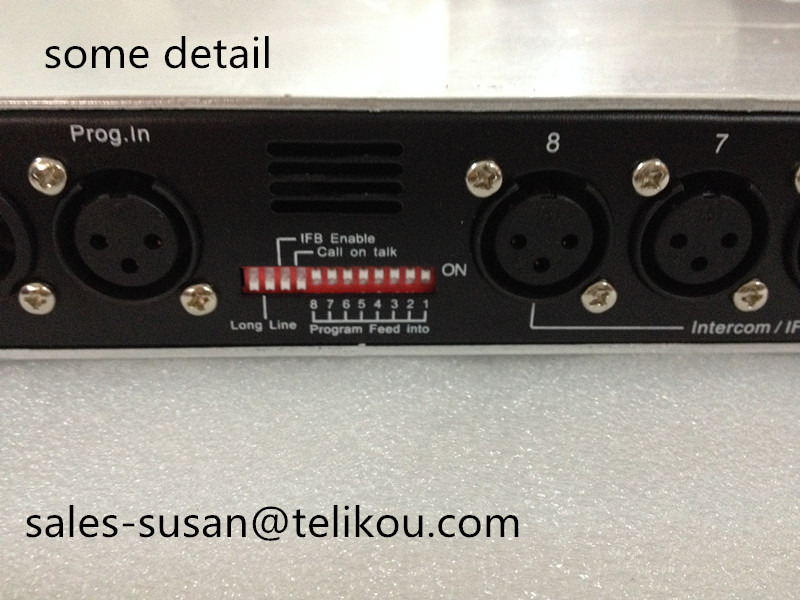 2019 TELIKOU New Update  TM-800 Eight channel wired intercom  System  For TV station lighting sound Stage