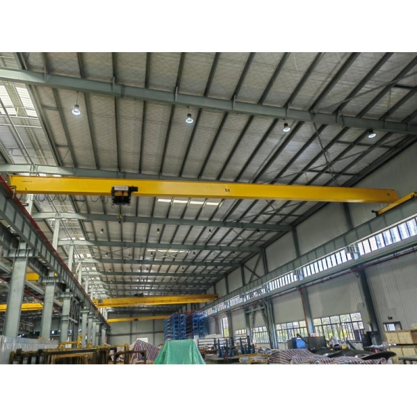 Quality OEM 1 Ton To 12.5 Ton Single Girder Overhead Cranes High Transmission Efficiency for sale