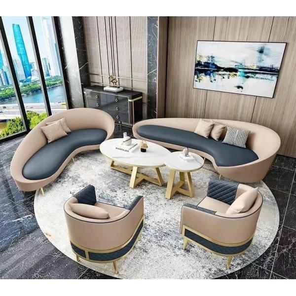 Quality Hotel Restaurant Modern Curved Sectional Sofa Custom for sale