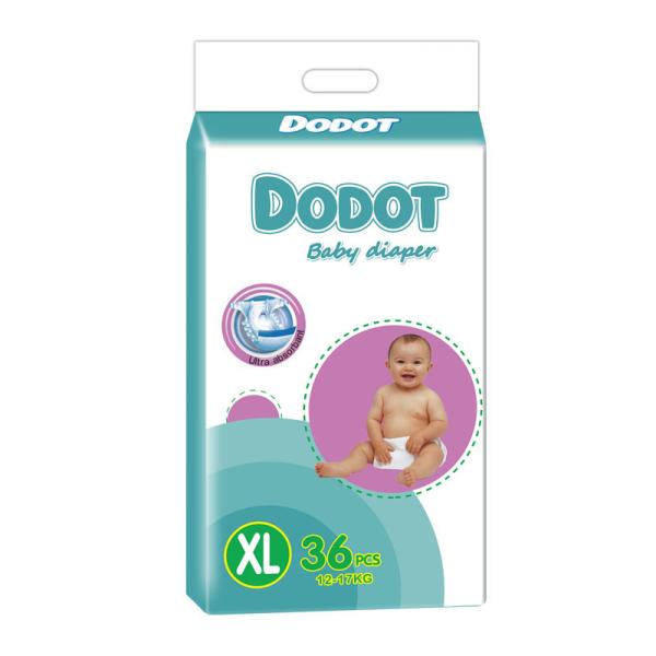 Quality Printed Fluff Pulp SAP Disposable Baby Diapers Adjustable Breathable for sale