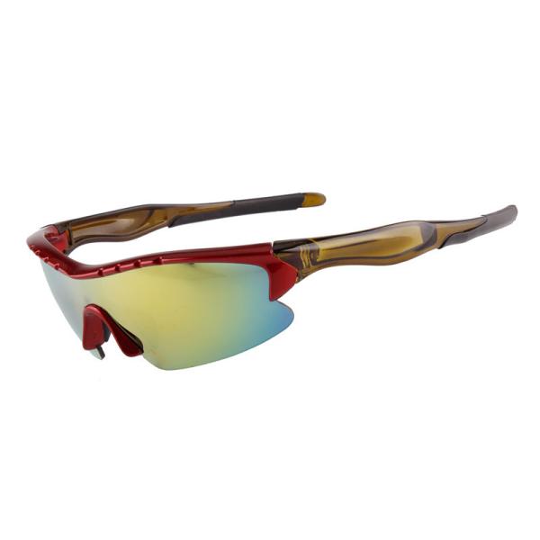 Quality Fashionable Sport Goggle Glasses , Cycling Sunglasses High Strength Impact for sale