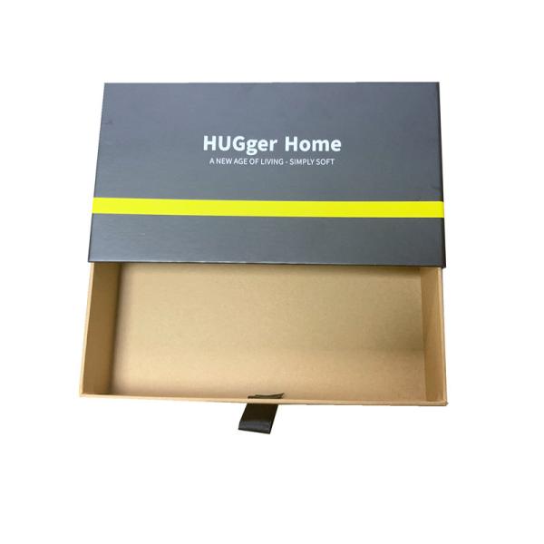 Quality Recyclable Cardboard Drawer Box Coated Paper Gift Box With Ribbon For Perfume for sale