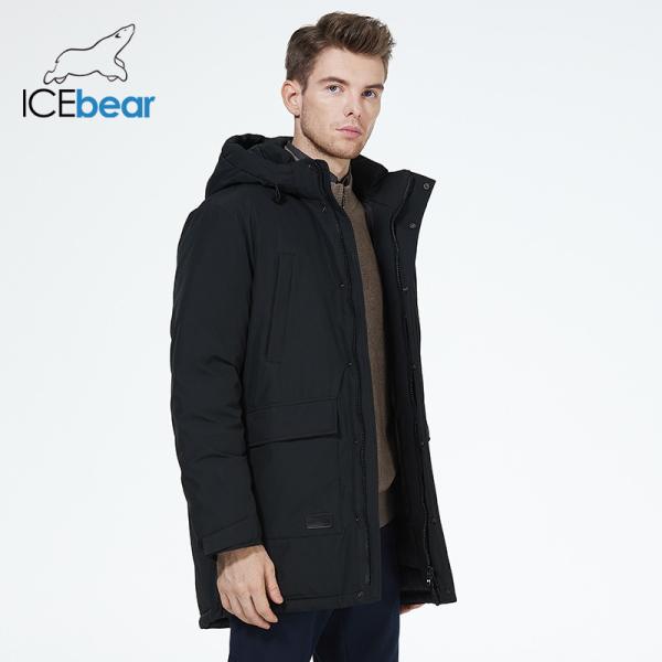 Quality Convenient Mens Parka Jacket Size L To 4XL Bio Down Jacket With Many Pockets for sale