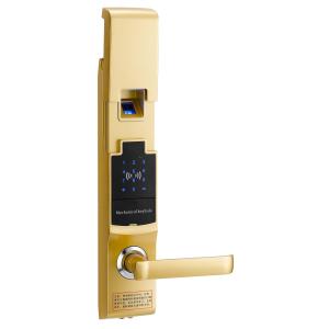 Quality Intelligent Fingerprint Recognition Door Locks Waterproof Zinc Alloy for sale