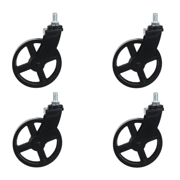 Quality CE Cast Iron 88mm 132lbs Capacity Trolley Wheels Heavy Duty for sale