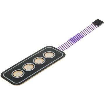 Quality Lightweight Flexible Membrane Switch Keypad Thin Film With 3M467 / 3M468 for sale