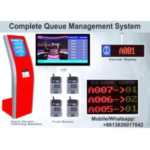 Quality Automatic Ticket Dispenser Intelligent Multi-services Electronic Bank Queue for sale
