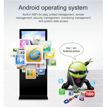 Quality Digital Signage LCD Advertising Display , Commercial Indoor Touch Screen Kiosk for sale