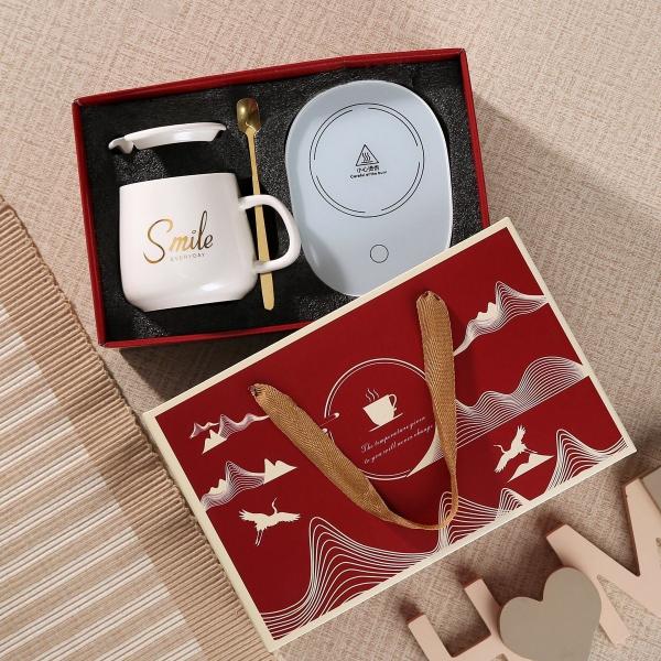 Quality Ceramic Coffee Mug Automatically Heated 55 Degrees Thermostat Cup for Your for sale