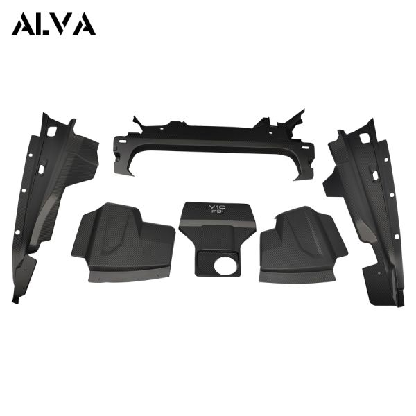 Quality Excellent Fitment Dry Carbon Fiber Engine Cover Replacement Component Audi R8 2020 Plus Condition for sale