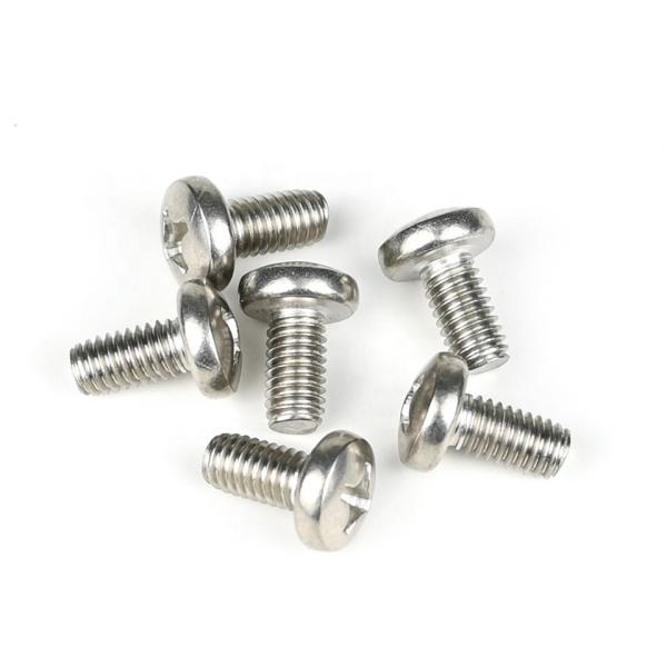 Quality 100% QC Tested SUS304 M6 Truss Head Phillips 12mm Pan Head Machine Screw For Gas for sale