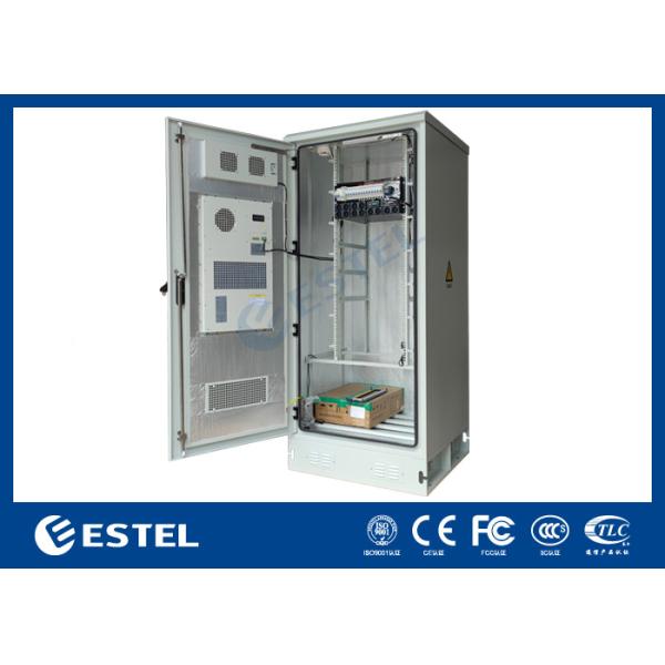 Quality 30U Intergrated Outdoor Power Cabinet With Rectifier System Sensors Energy Storage Enclosure for sale