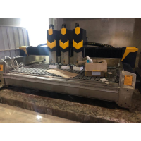 Quality CNC Stone Carving Machine with 0.02mm Precision, 15m/min Air Speed, and Electric for sale