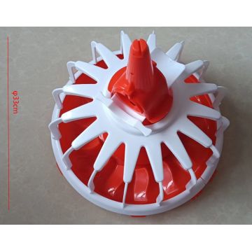 Quality Red and white adjustable 16-cell round tray for sale