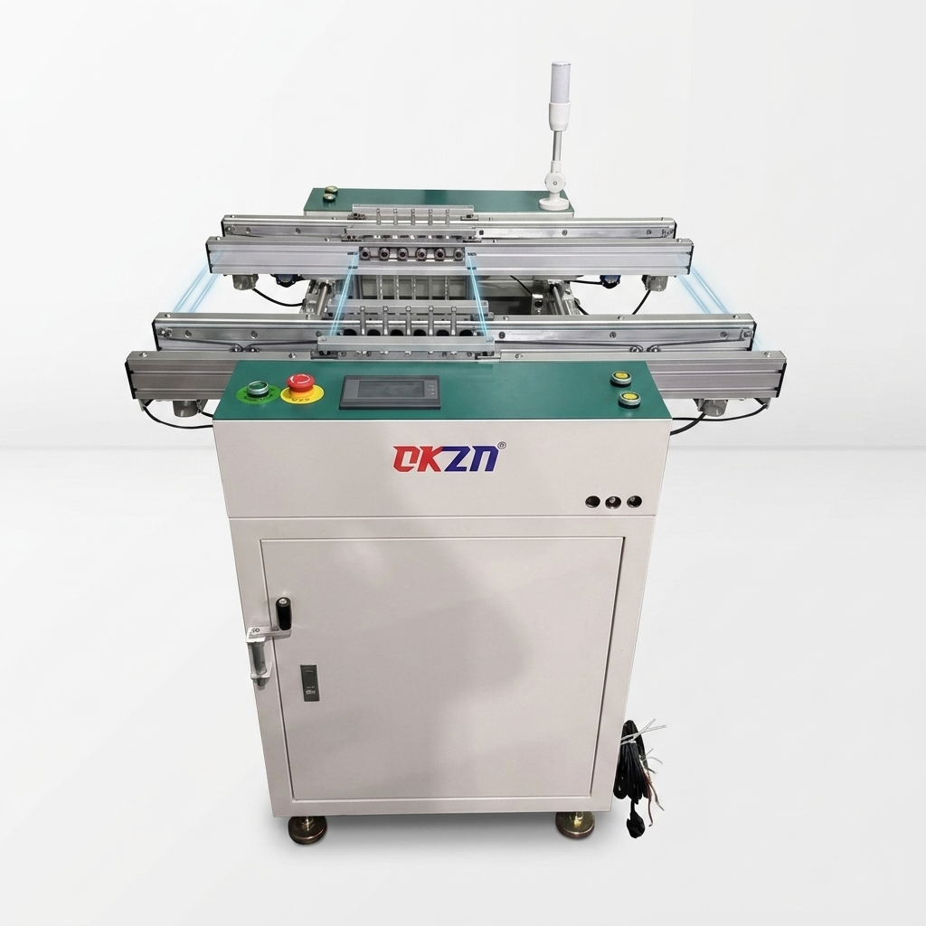 Quality High Precision SMT Dual Rail PCB Separator and Buffer Machine with NG OK for sale