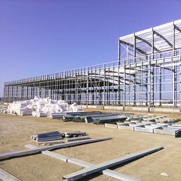 Quality Hot Rolled Steel Frame Building with Sliding or Rolling Door for sale