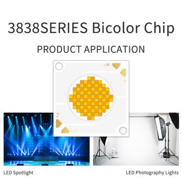 Quality 200W 200W COB LED Chip CRI95 Bi-Color COB LEDs with Dimming Dual CCT 2700K 6500K for sale