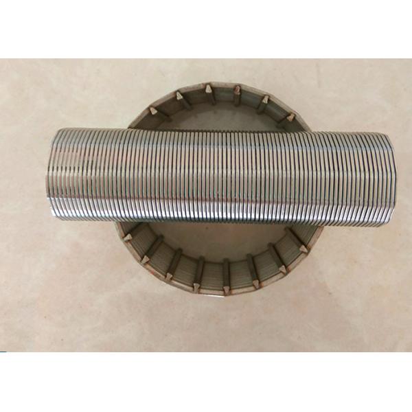 Quality Vee-Shaped Wrapped Wire Johnson Wedge Wire Screens For Water Supply Systems for sale