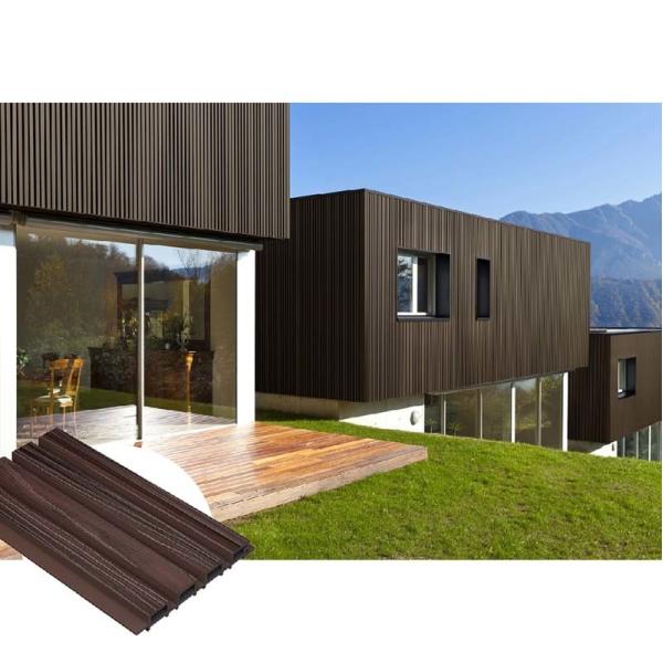 Quality 2.2m Apartment WPC Outdoor Composite Cladding FSC Cetificate for sale