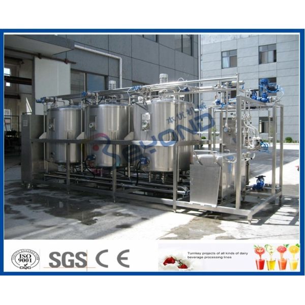 Quality 1000L - 10000L Cleaning In Place System , Cip Systems Dairy Industry With 4 Tank Double Circuits for sale