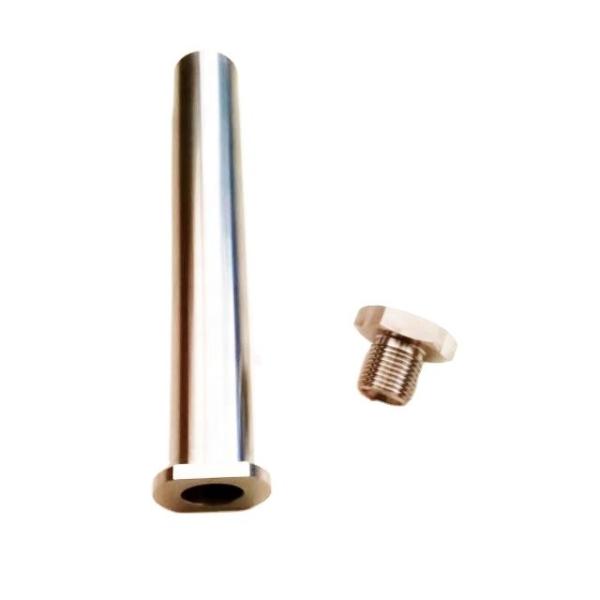 Quality Titanium Alloy Spindles with Natural Finish and DIN Standard 5/8