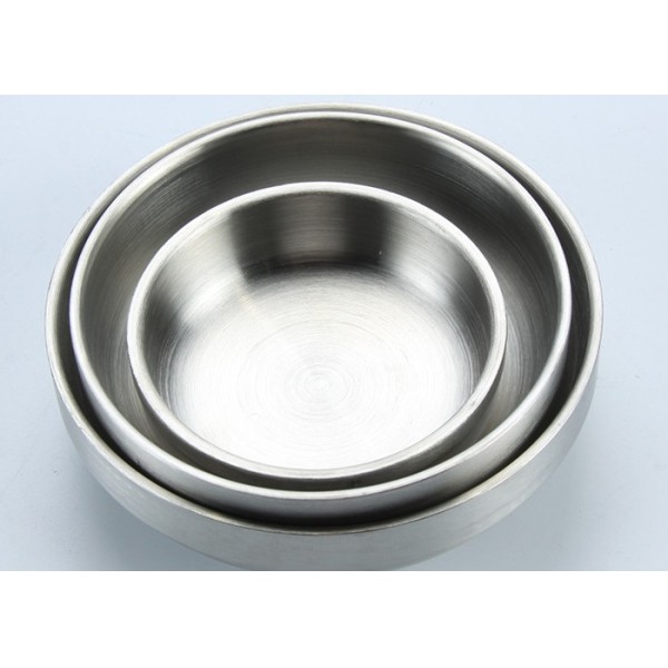 Quality fadeless Unbreakable Stainless Steel Utensil Metal Dishes Plates for sale