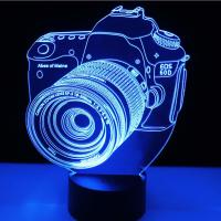 Quality CE Camera 3d Printer Night Light 3D 05 Change 7 Colors Light for sale