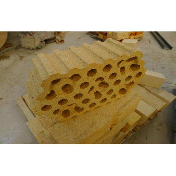 Quality High Alumina Silicate Refractory Fire Checker Bricks / Tiles For Hot Blast Furnace for sale