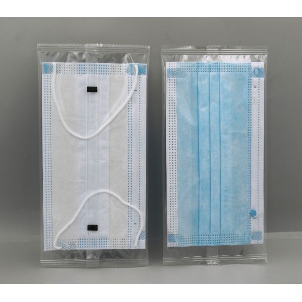 Quality KN95 Mask Horizontal Flow Pack Machine Disposable Tableware Pillow Pouch Machine for sale