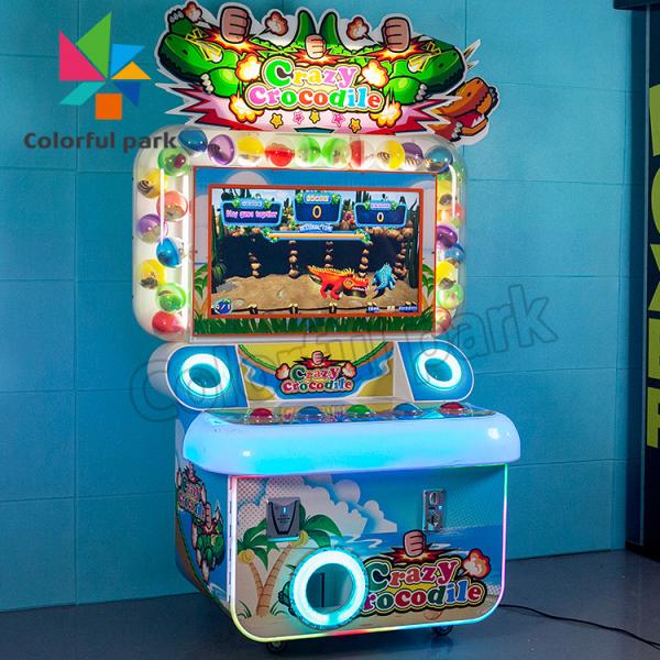 Quality Crazy Crocodile Game Ticket Arcade Machine 19" Screen For indoor playground, for sale