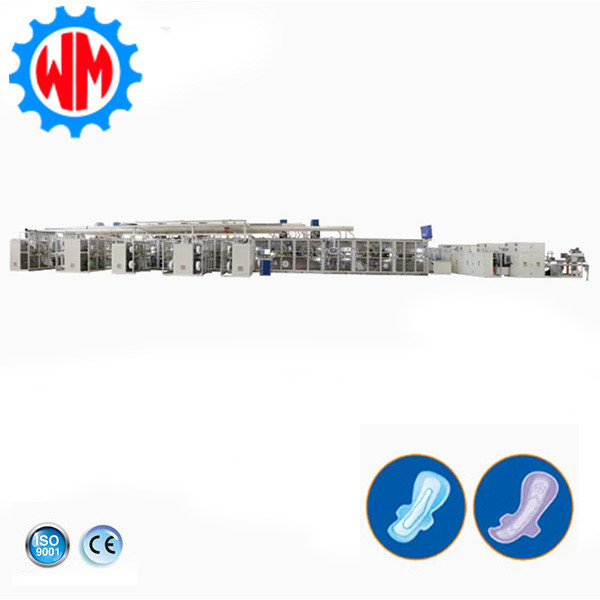 Quality High Speed Full Servo Sanitary Pad Making Machinery with Professional Customization 1500pcs/min for sale
