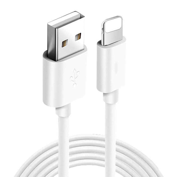 Quality TPE PVC 3ft 6ft IPhone Charger Cable 2.4A For Apple IPhone for sale
