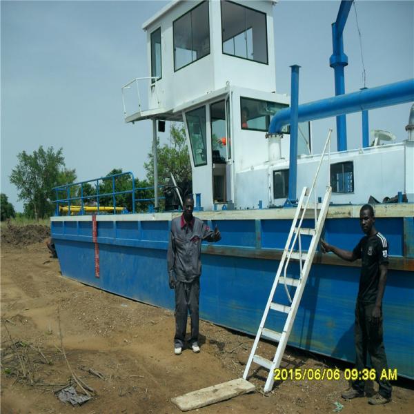 Quality 18" 3000m3/Hr Suction Dredger Ship 15m Sand Mining for sale