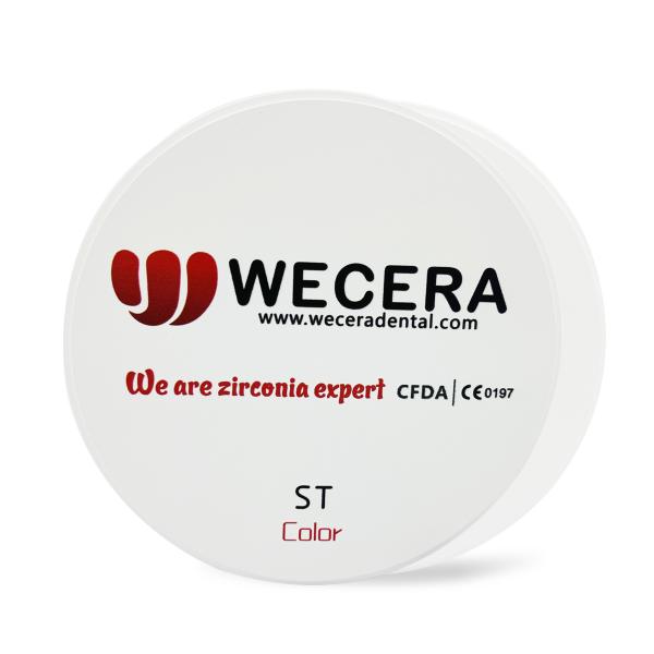 Quality 2.8g/Cm3 Super Translucent Dental Zirconia 100μg/cm2 C2 D98*20mm for sale